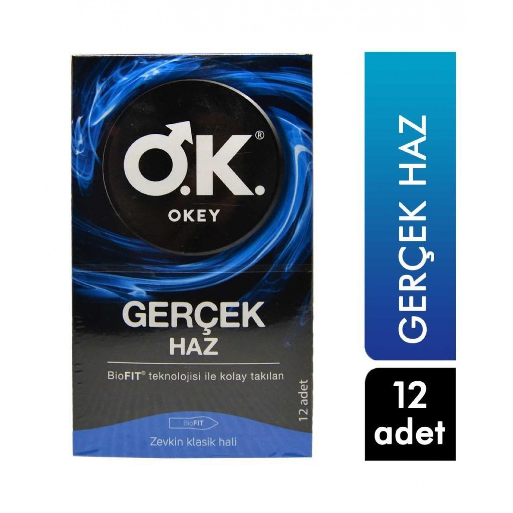 OKEY PREZERVATİF GERÇEK HAZ 12Lİ